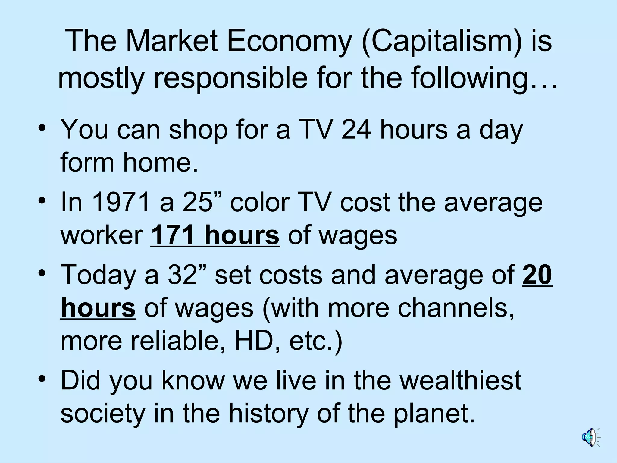 Capitalism and Markets | PPT