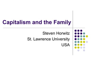 CEQLS: Capitalism and the family | PPTX