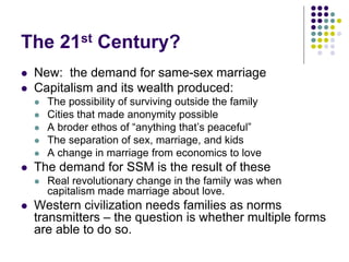 CEQLS: Capitalism and the family | PPTX