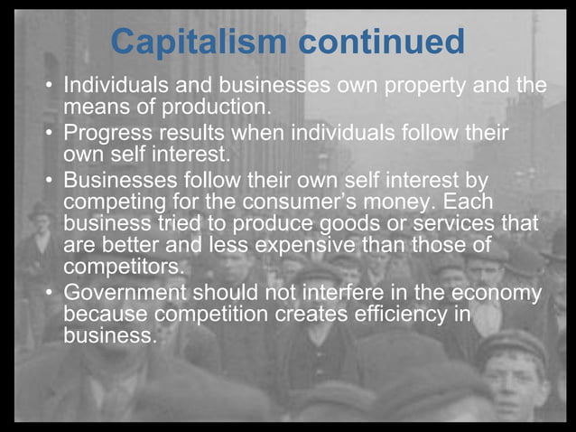 Capitalism and the Industrial revolution | PDF