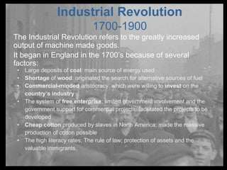 Capitalism and the Industrial revolution | PDF