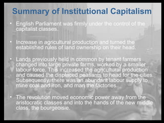Capitalism and the industrial revolution | PPT