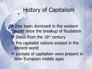 Capitalism | PPT