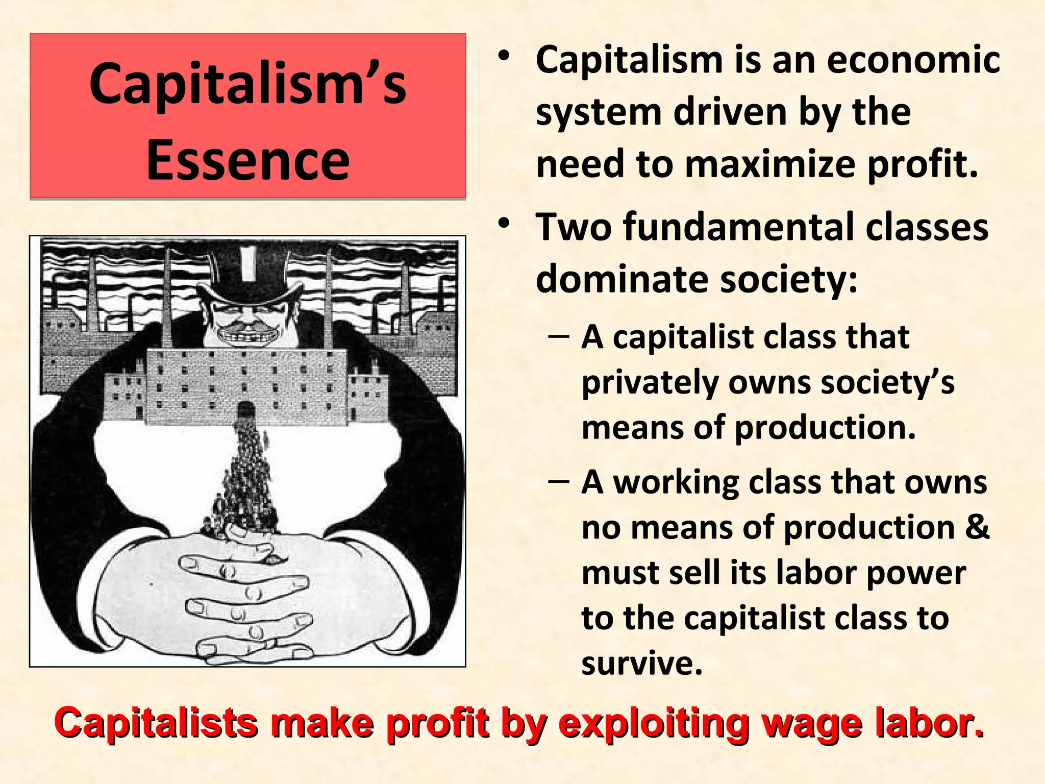 Capitalism & Fossil Fuels | PPT