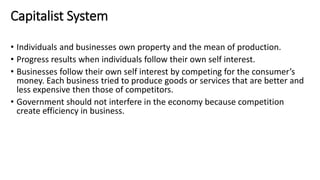 Capitalism in industrial revolution | PPTX