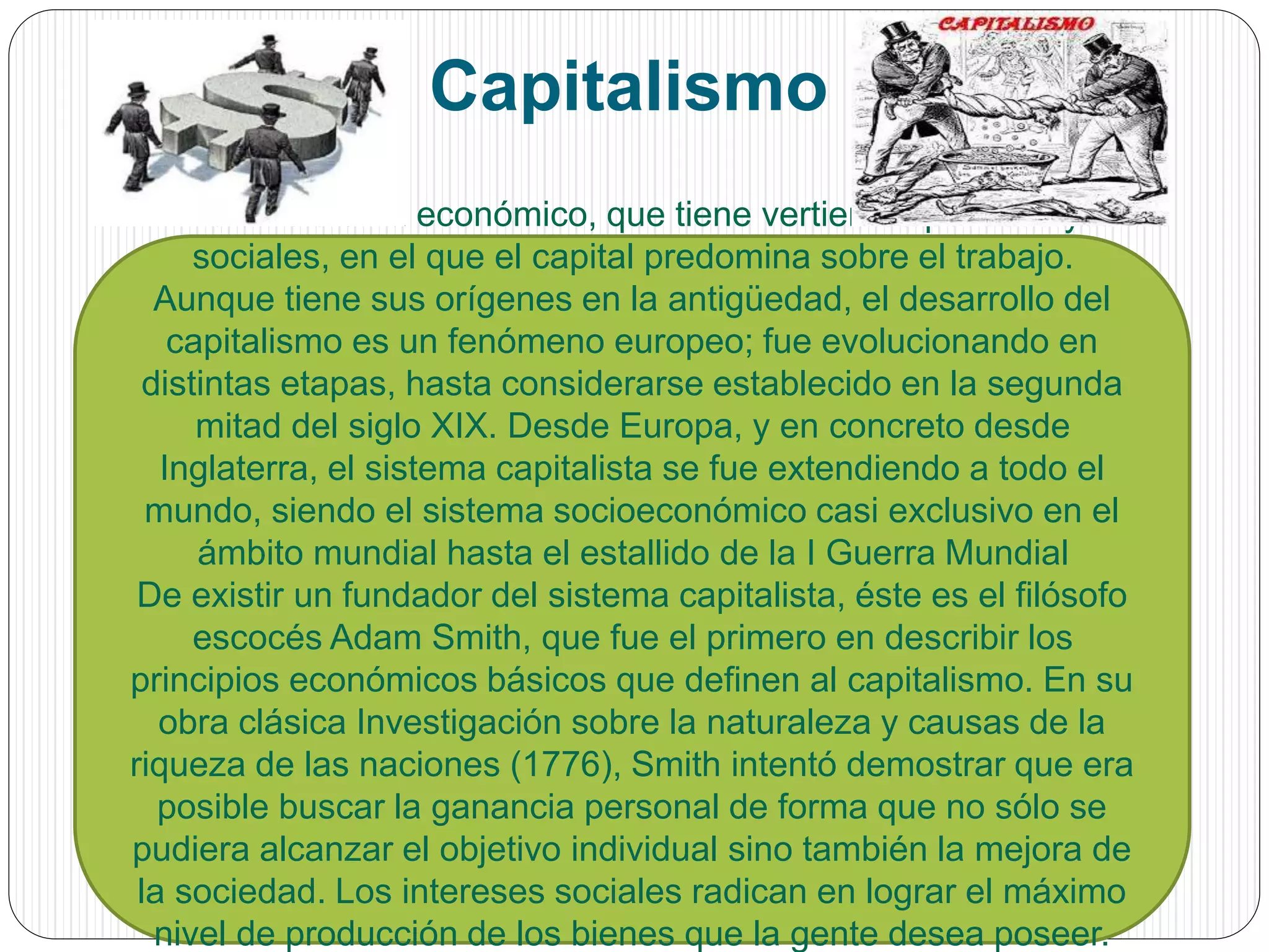 Capitalismo socialismo | PPTX | Business | Business and Finance