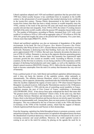 Capitalism, socialism and social democracy throughout history | PDF