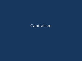 Capitalism, socialism & mixed economy | PPT