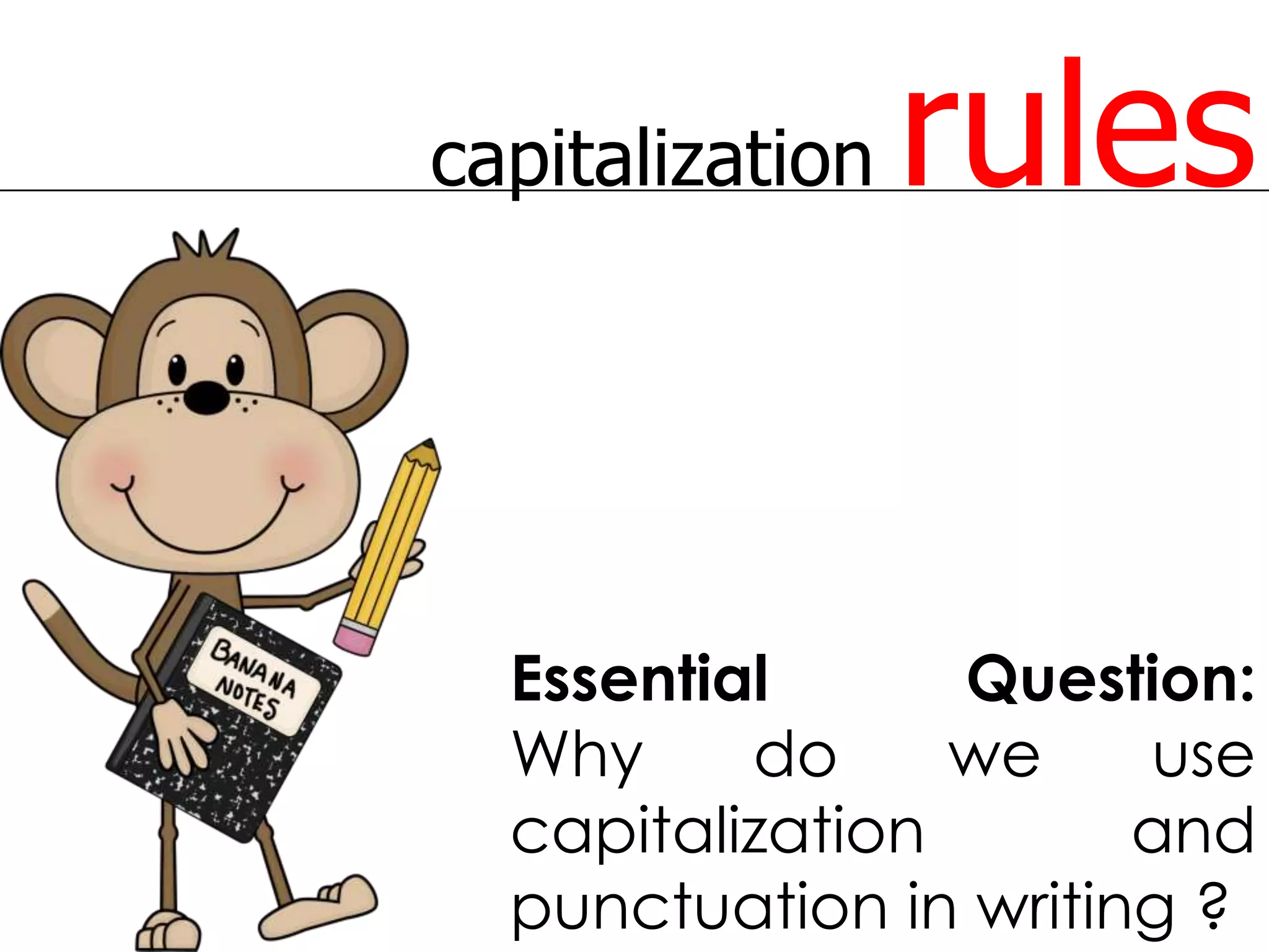 Capitalization Rules | PPTX