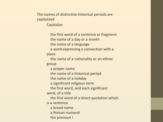 Capitalization | PPTX