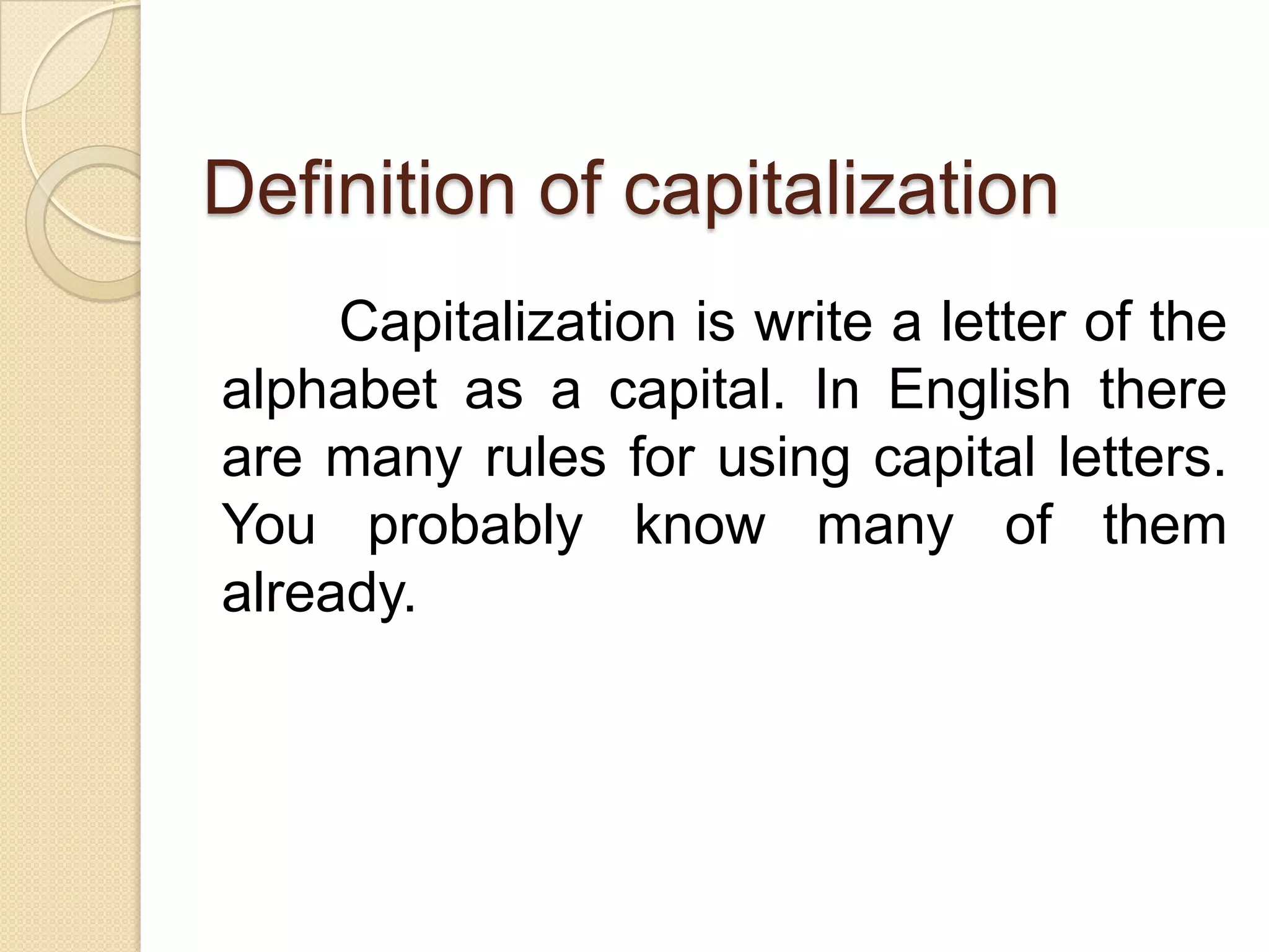 Capitalization | PPTX