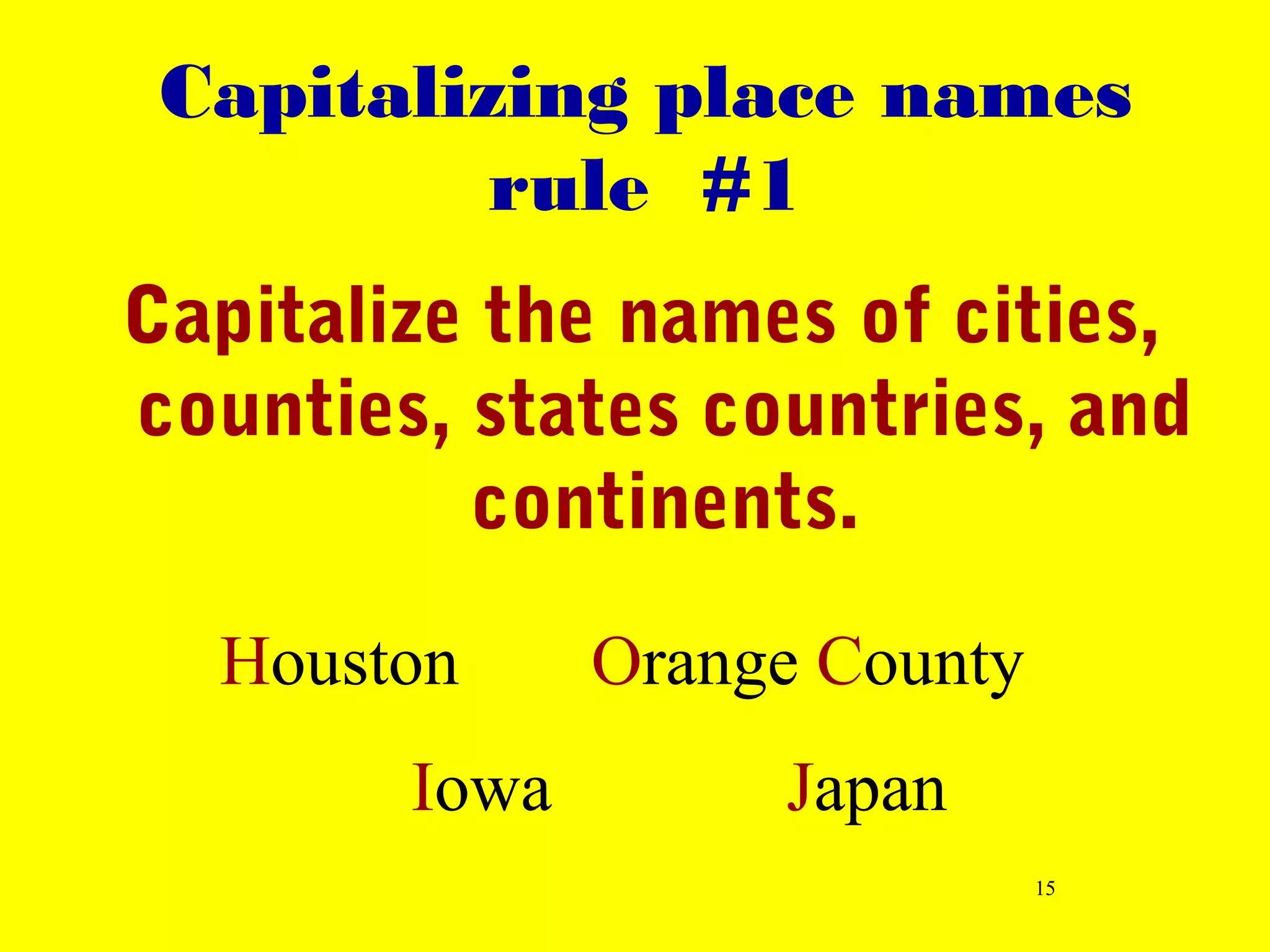 Capitalization | PPT