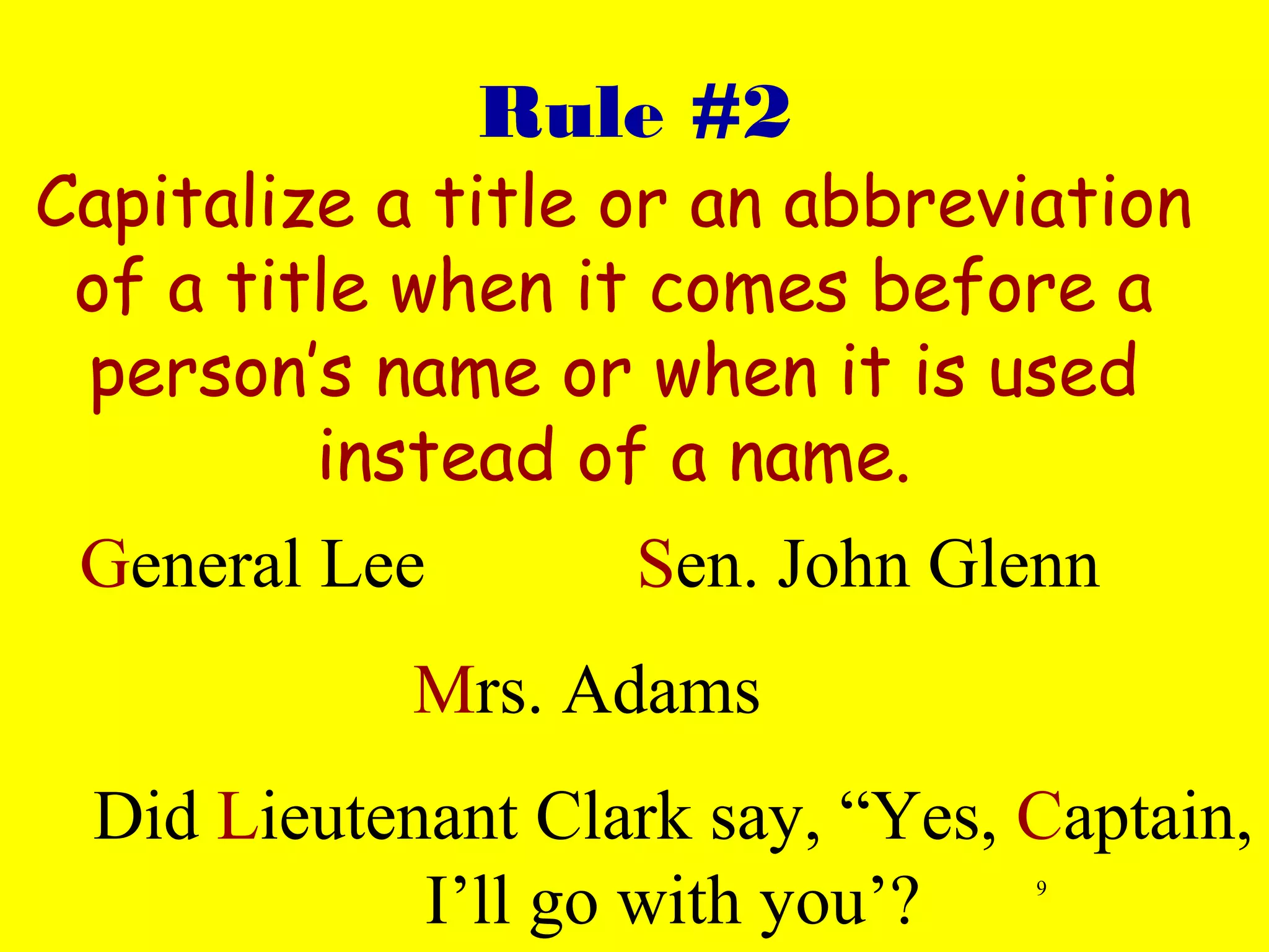 Capitalization | PPT