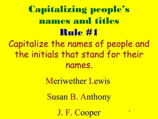 Capitalization | PPT