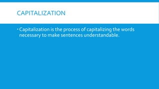 Capitalization | PPTX