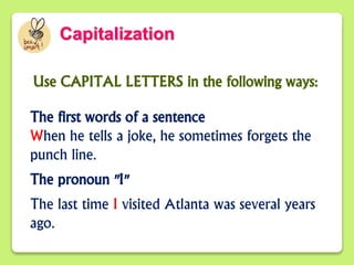 Rules in Capitalization | PPT