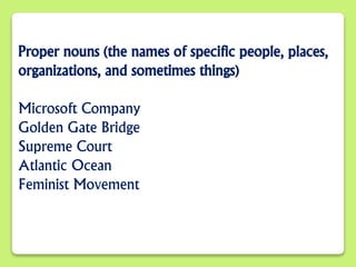 Rules in Capitalization | PPT