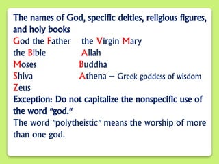 Capitalization | PPTX