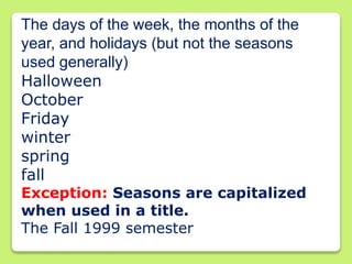 Capitalization | PPTX