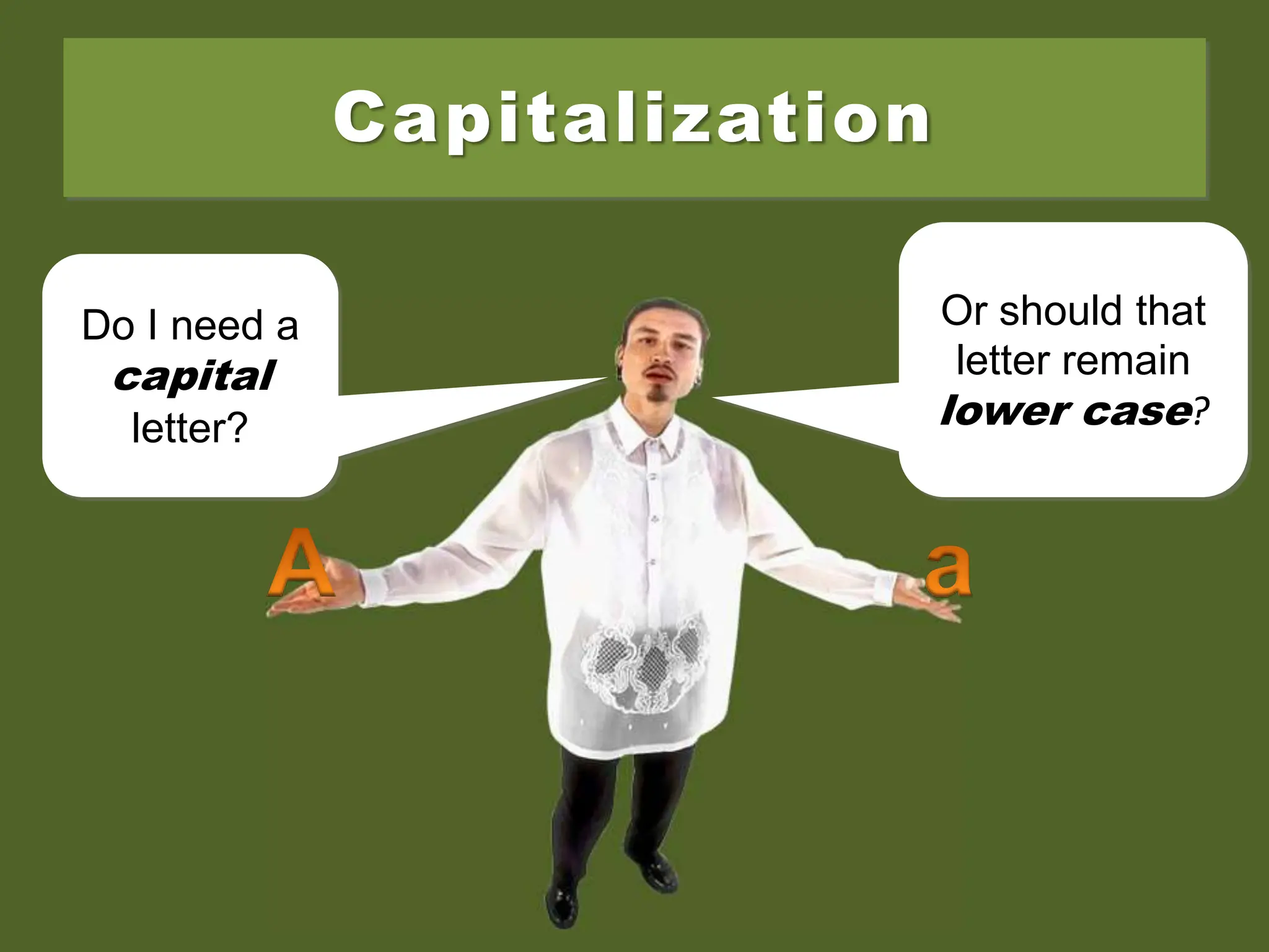 Rules for capitalization in English for primary and High School.ppt