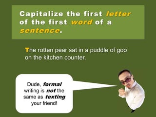 Rules for capitalization in English for primary and High School.ppt