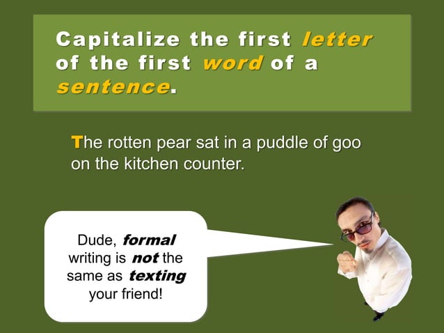 Rules for capitalization in English for primary and High School.ppt