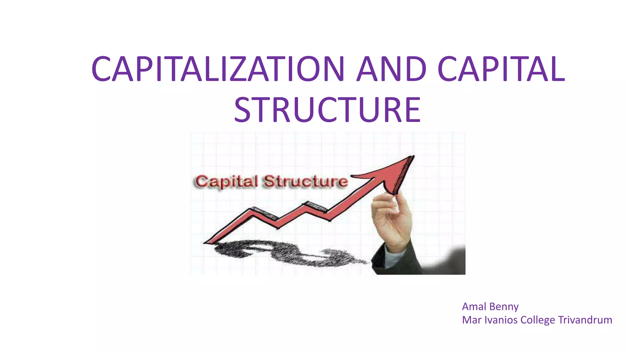 Capitalization and capital structure | PPT