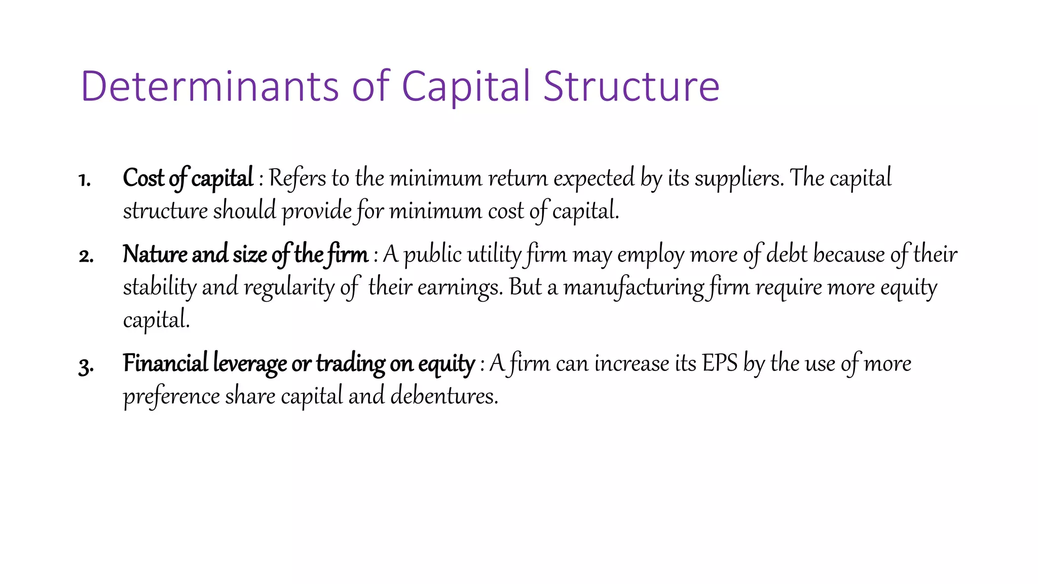 Capitalization and capital structure | PPT