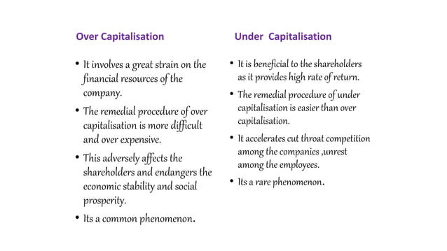 Capitalization and capital structure | PPT