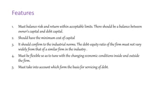 Capitalization and capital structure | PPTX