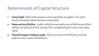 Capitalization and capital structure | PPT