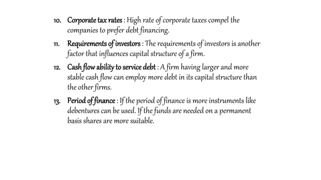 Capitalization and capital structure | PPT
