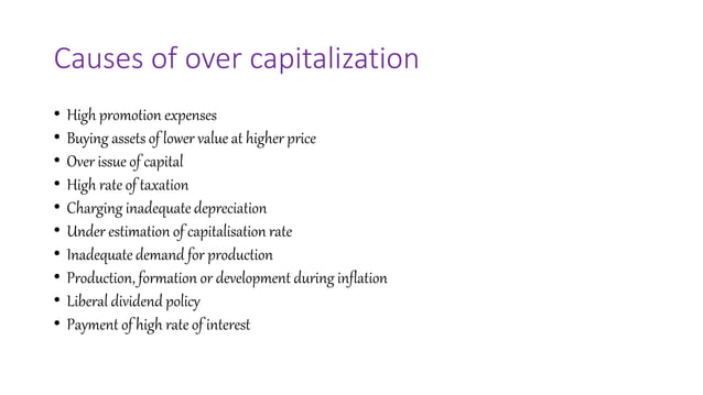Capitalization and capital structure | PPT