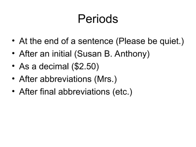 Capitalization and Punctuation POWERPOINT | PPT