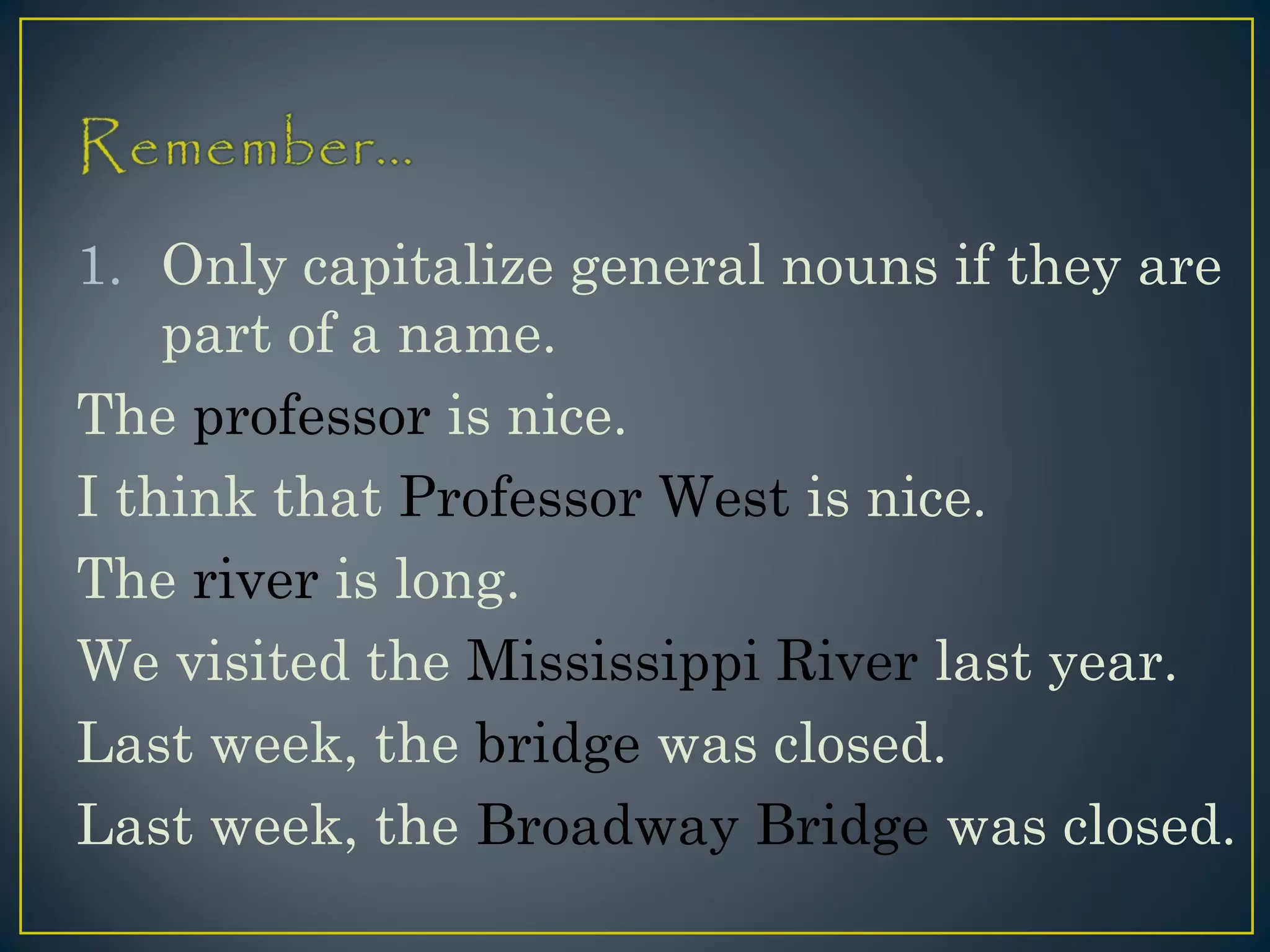 Capitalization and punctuation lesson | PPT