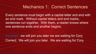 Capitalization and Punctuation Unit 5 | PPTX