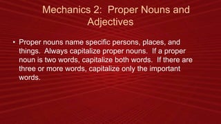 Capitalization and Punctuation Unit 5 | PPTX