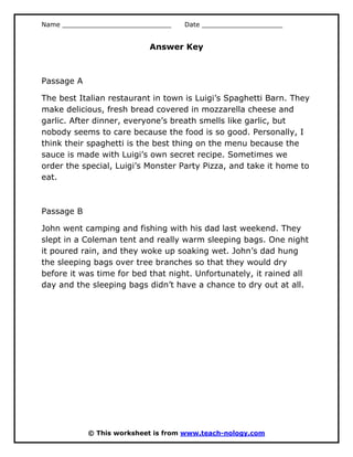 Capitalization and punctuation worksheet | PDF