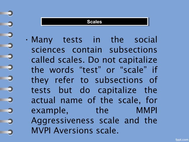 Capitalization in apa style | PPT