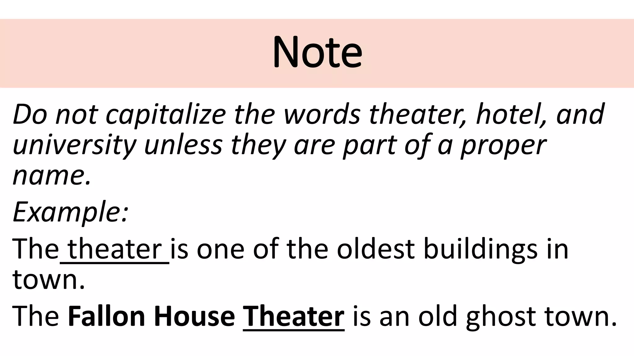 Capitalization Powerpoint | PPTX
