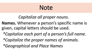 Capitalization Powerpoint | PPTX | National & Civic Holidays | Holidays