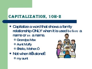 Capitalization Overview | PPT