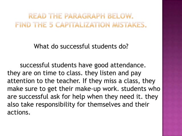 Capitalization practice | PPT