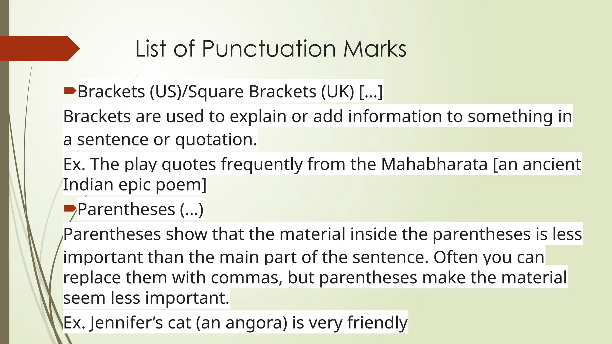 CAPITALIZATION & PUNCTUATION MARKS for grade 9 | PPTX