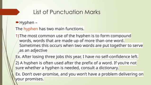 CAPITALIZATION & PUNCTUATION MARKS for grade 9 | PPTX