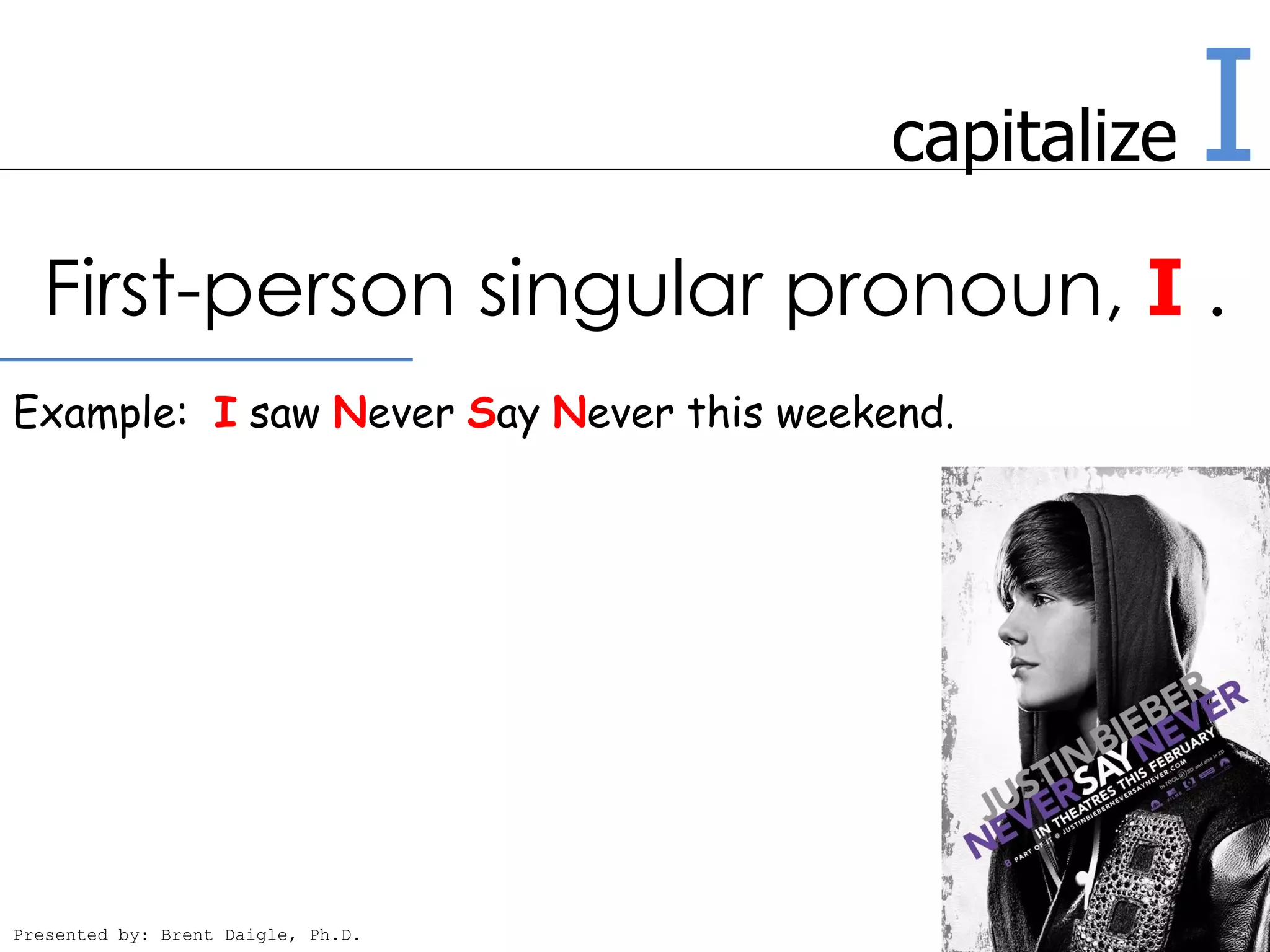 Capitalization rules | PDF