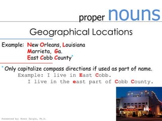 Capitalization rules | PDF