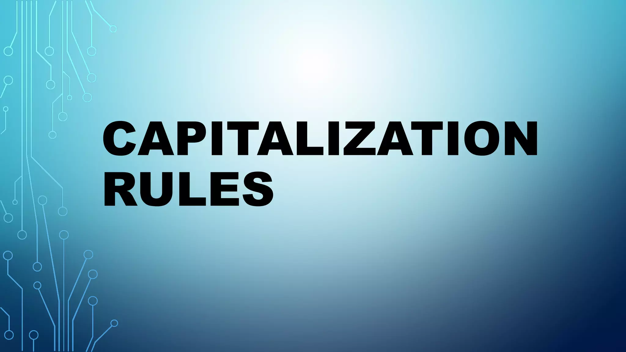 Capitalization rules | PPT