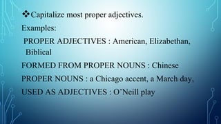 Capitalization rules | PPT