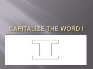 Capitalization rules 1 5 | PPTX